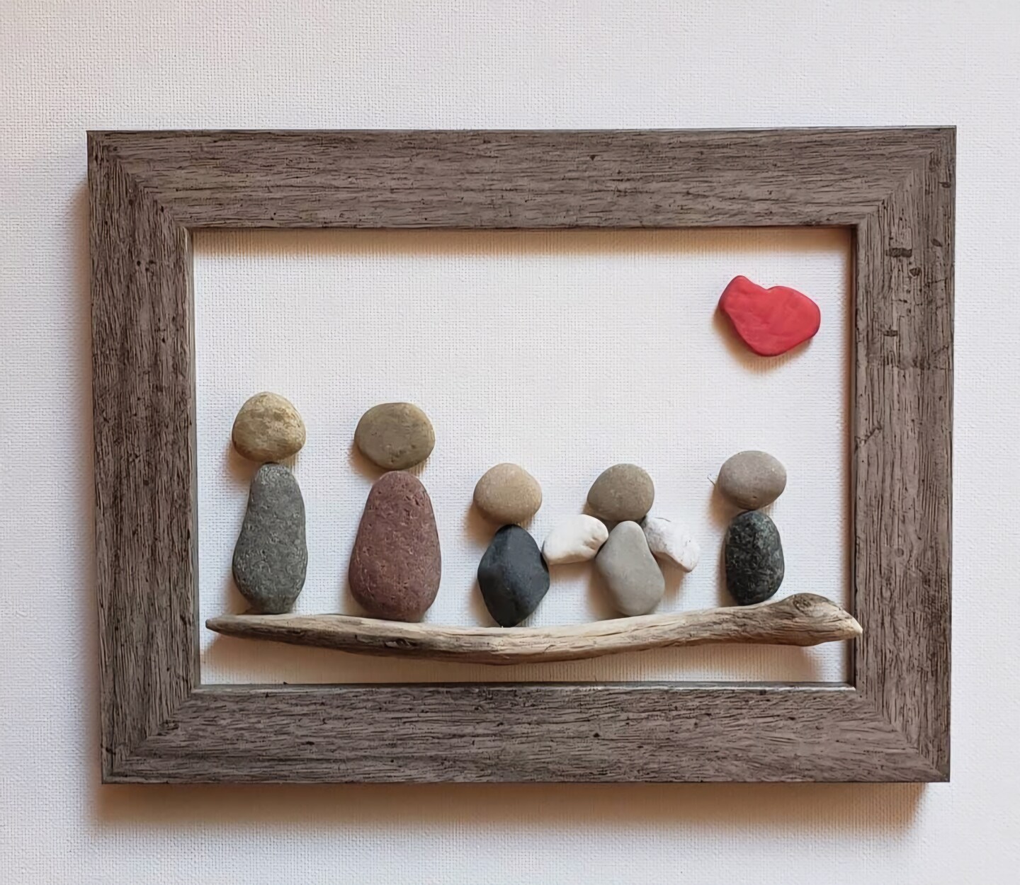Custom Family Portrait Angel Memorial Pebble Art | MakerPlace by Michaels