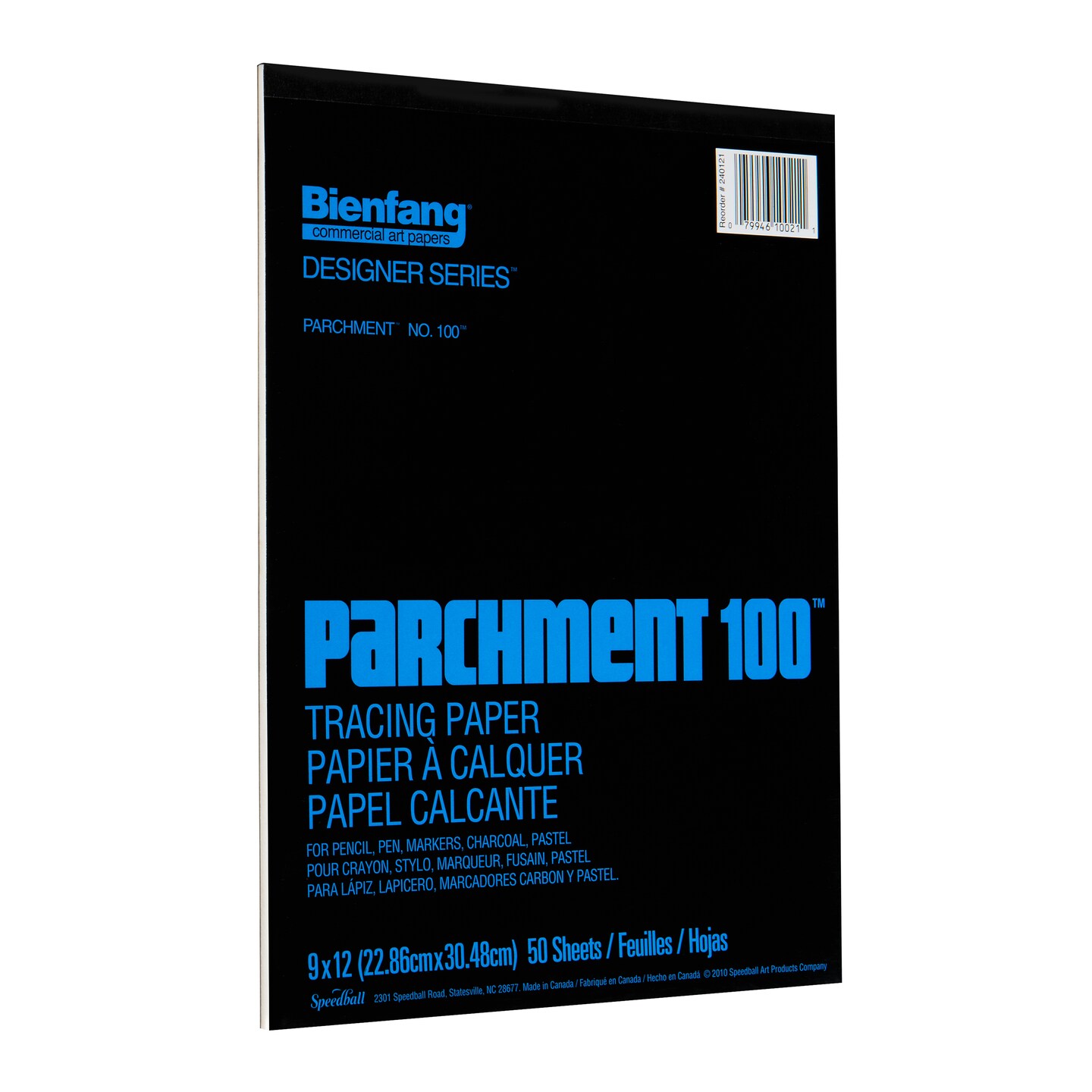 Bienfang Parchment 100 Tracing Paper Pad, 50 Sheets, 9" X 12" | Michaels