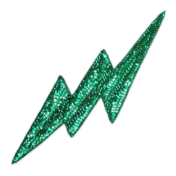Mardi Gras Lightning Bolt Applique/Patch | Michaels