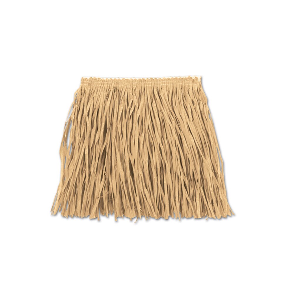 Beistle Party Decorations Child Mini Hula Skirt Natural 22, Color ...