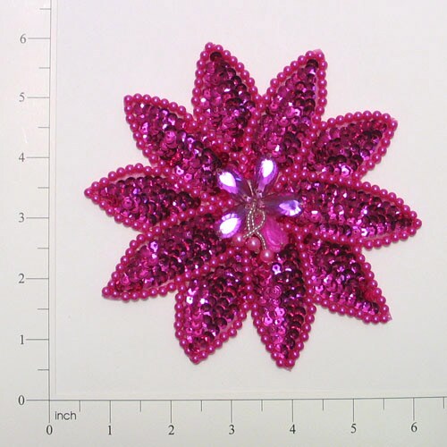 Poinsettia Sequin Applique/Patch | Michaels
