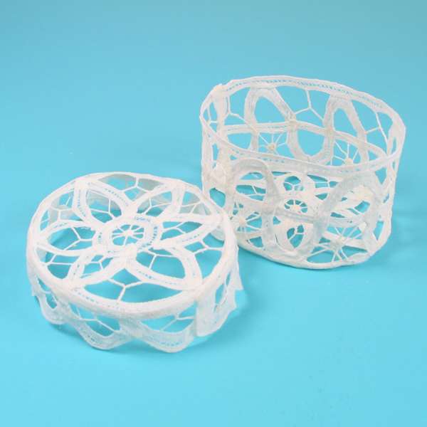 Battenburg Oval Box - White - Large | Michaels