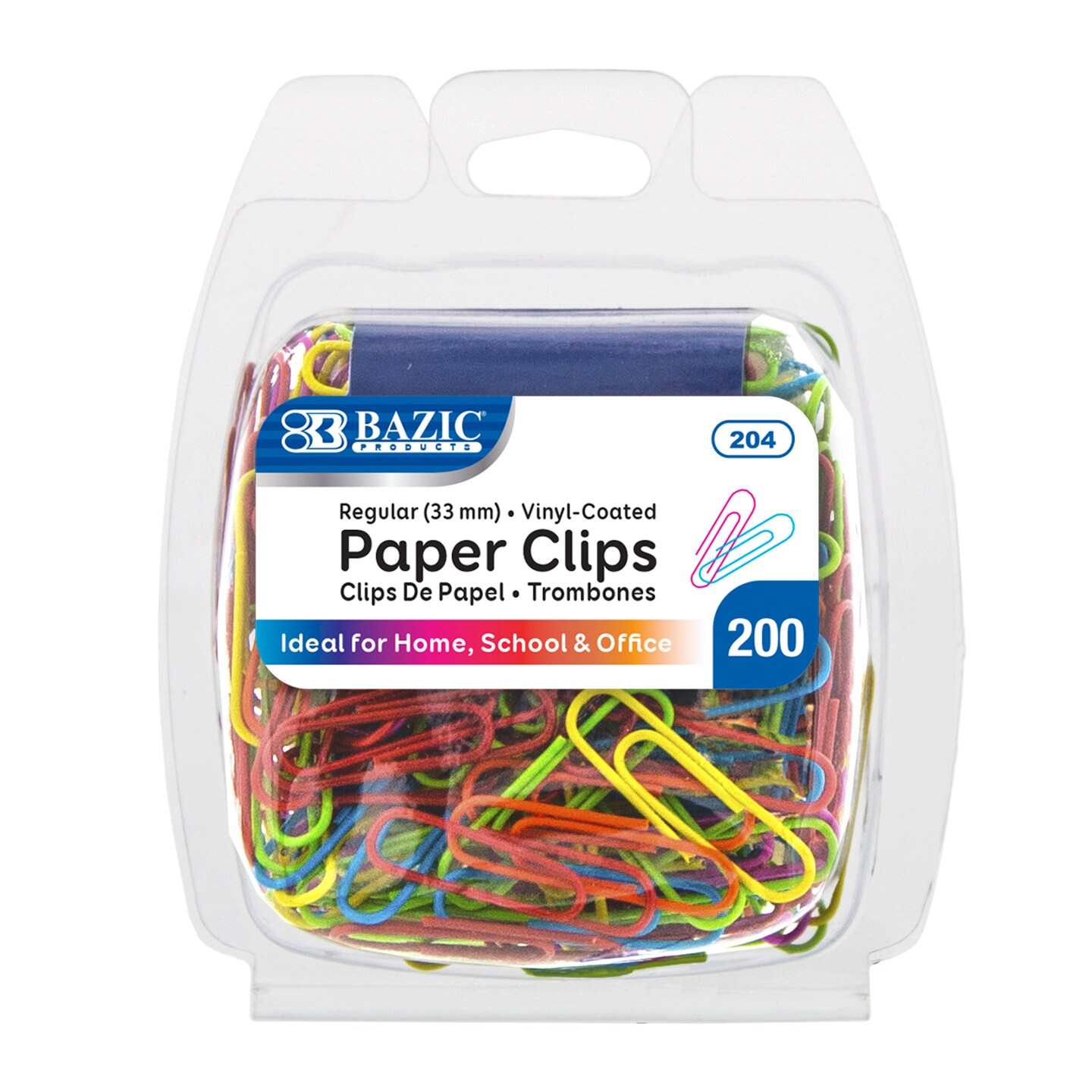 BAZIC Paper Clip (33mm) No.1 Regular Color (200/Pack) | Michaels