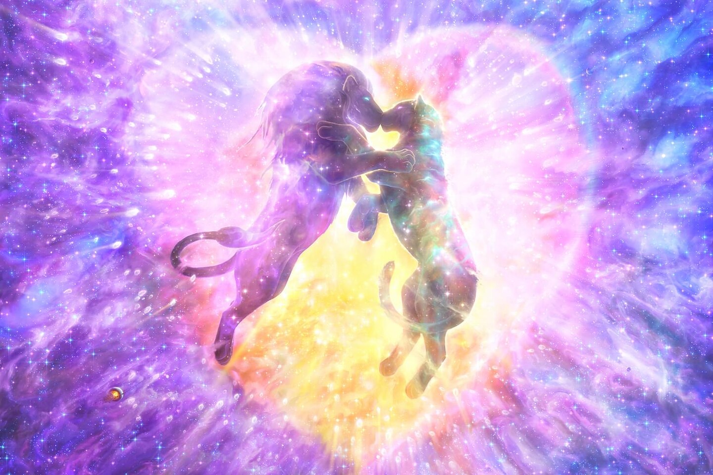 Celestial Embrace Lion Puzzle For Adults And Kids | 1000 Piece Jigsaw Puzzle | Michaels