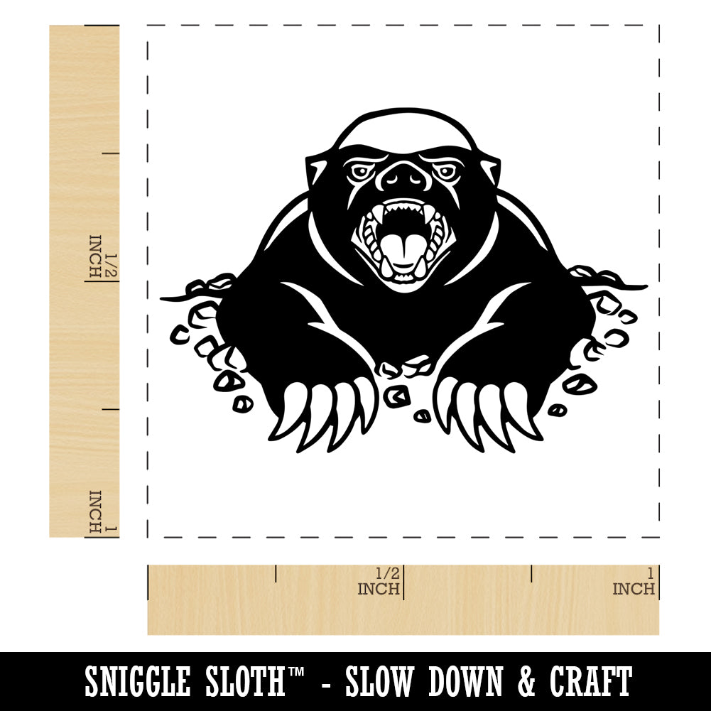 Angry Honey Badger Self-Inking Rubber Stamp Ink Stamper | Michaels