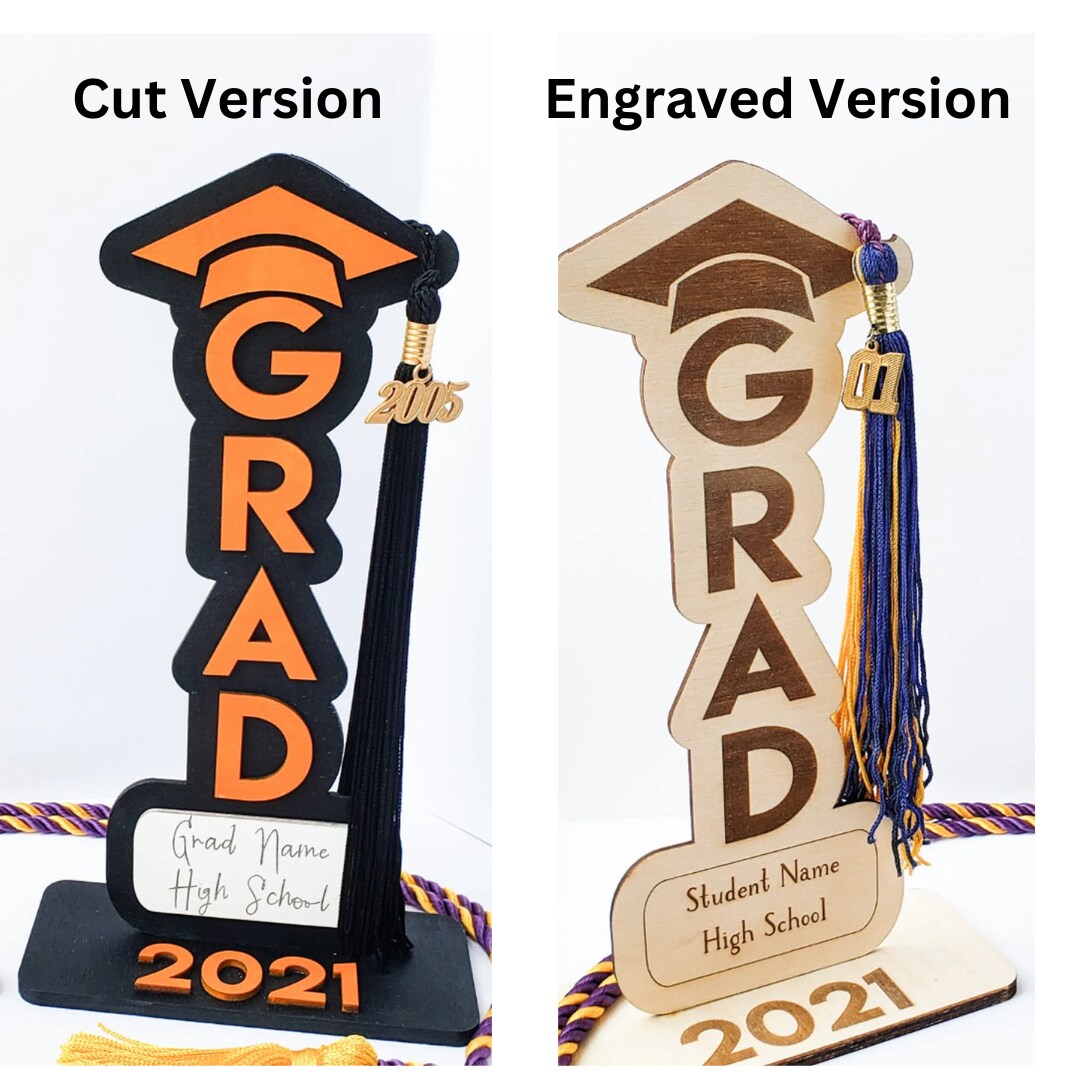 Custom Graduation Tassel Holders Grad Party Decor Grad Signage ...
