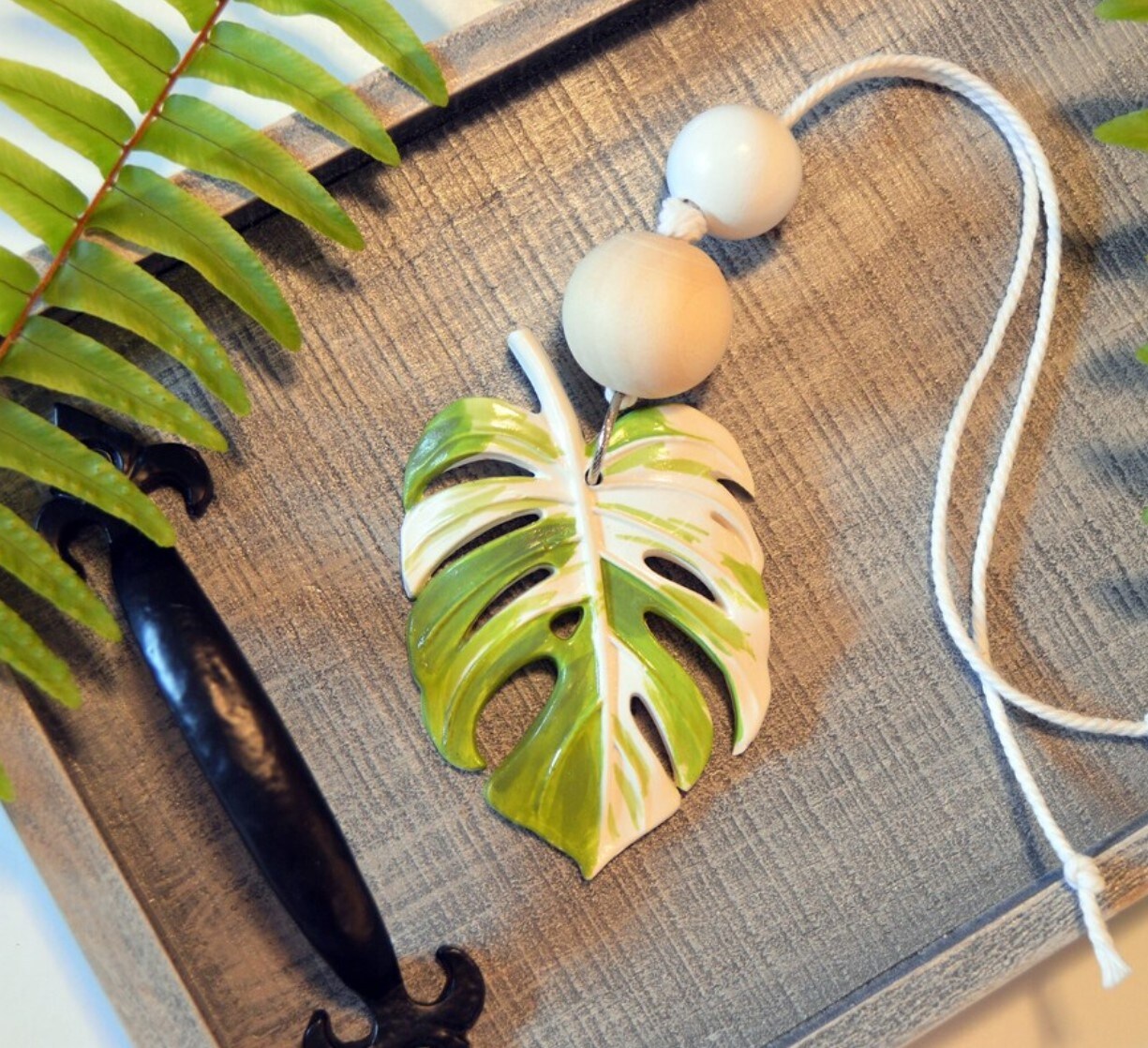 Car charm Hippie boho plant lover Essential oil diffuser air freshener ...