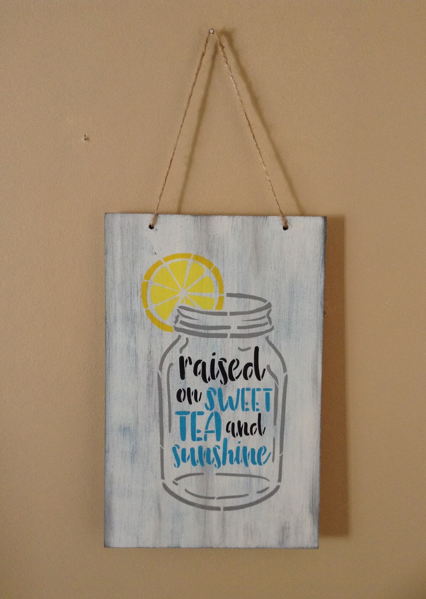 Summer Farmhouse Sign, Mason Jar Sign, Farmhouse Kitchen Decor, Sweet ...