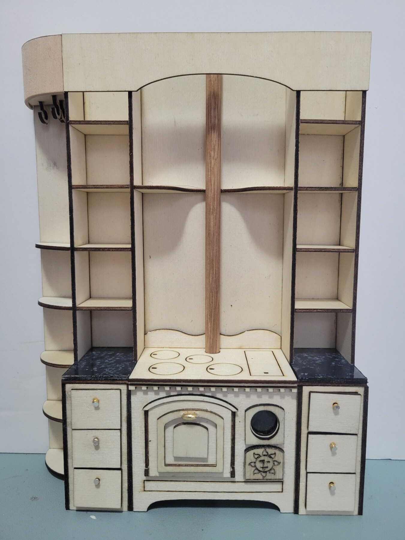 1:12 McKinley Built-In Stove Kit (Unit 1 of the Brilliant Built-Ins ...