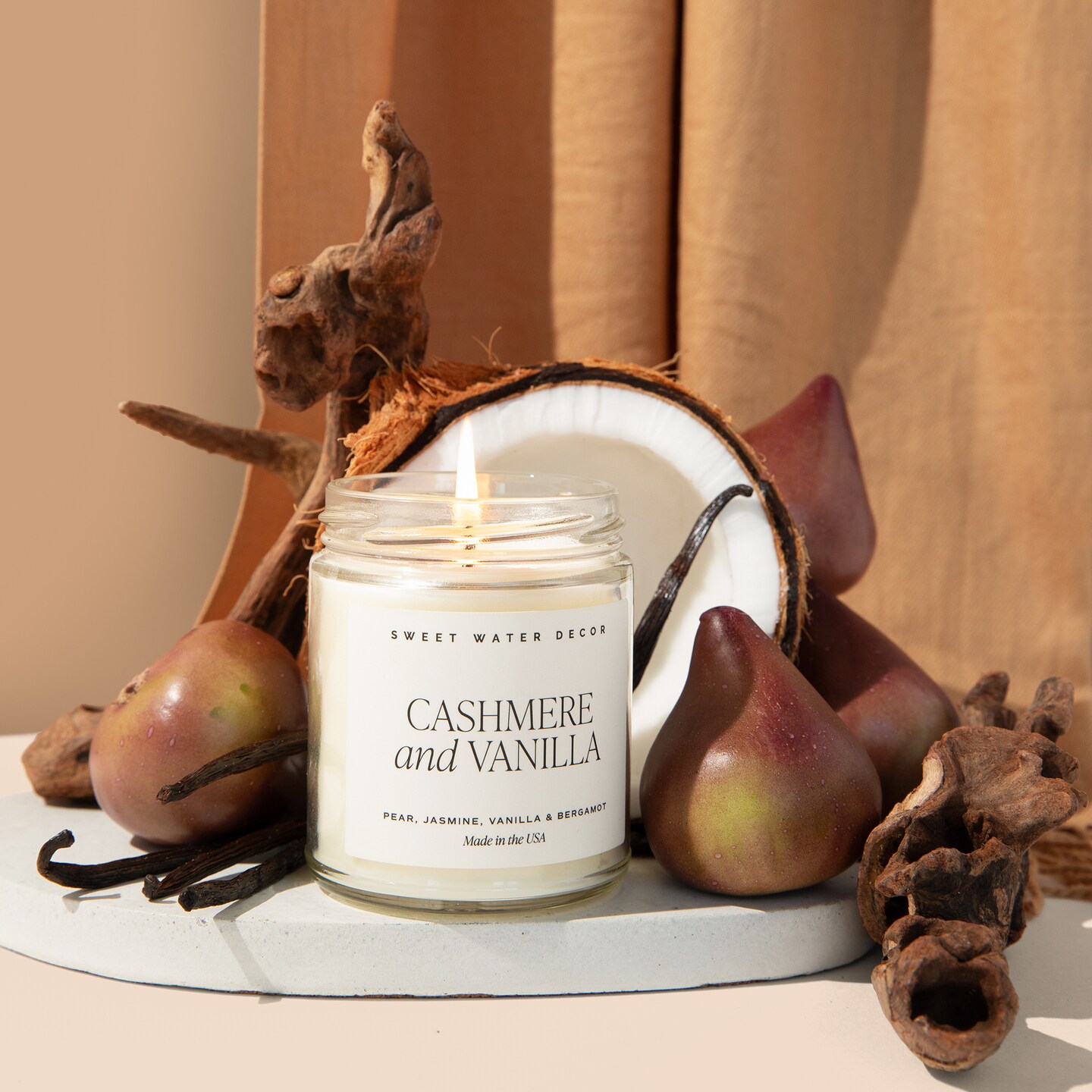 Cashmere and Vanilla 9 oz Soy Candle | Cashmere, Vanilla, Sandalwood ...