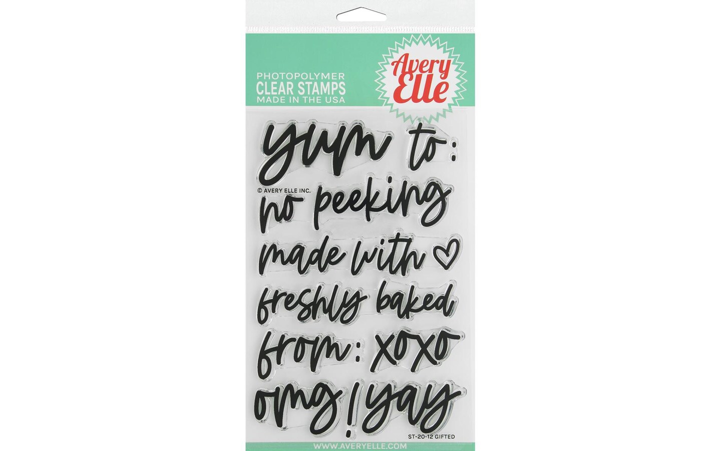 Avery Elle Clear Stamp Gifted | Michaels