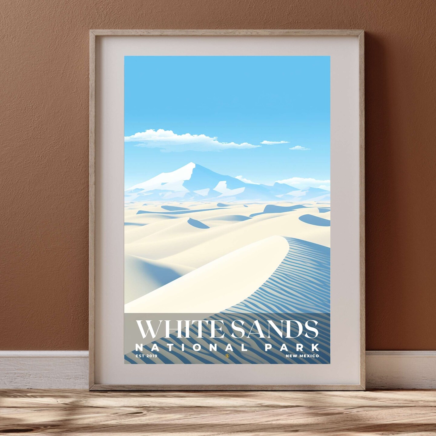 White Sands National Park Poster, Travel Art, Office Poster, Home Decor ...