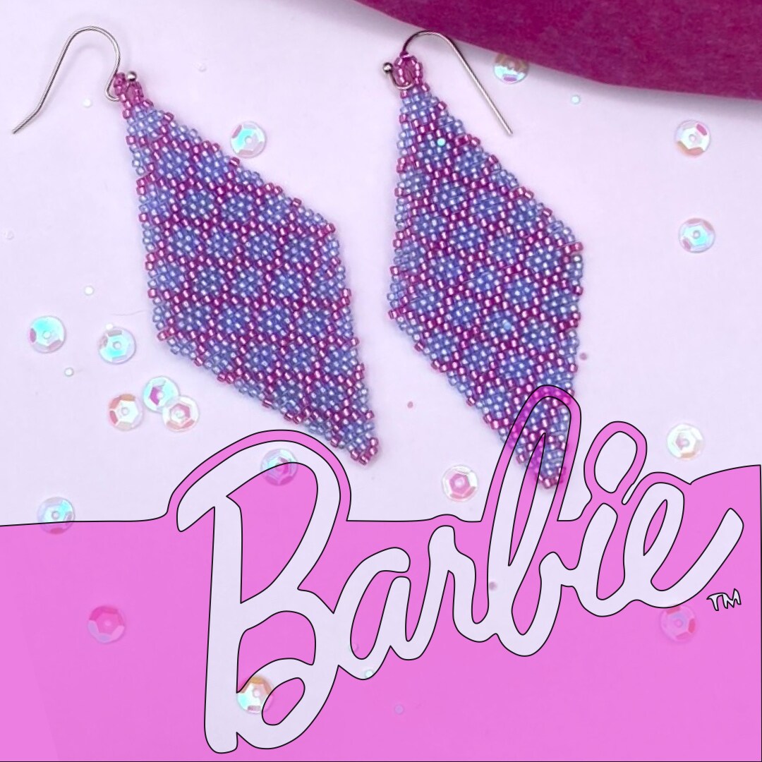 Barbie Movie-Inspired - Just Beach Vibes Earrings - Cute Handcrafted ...