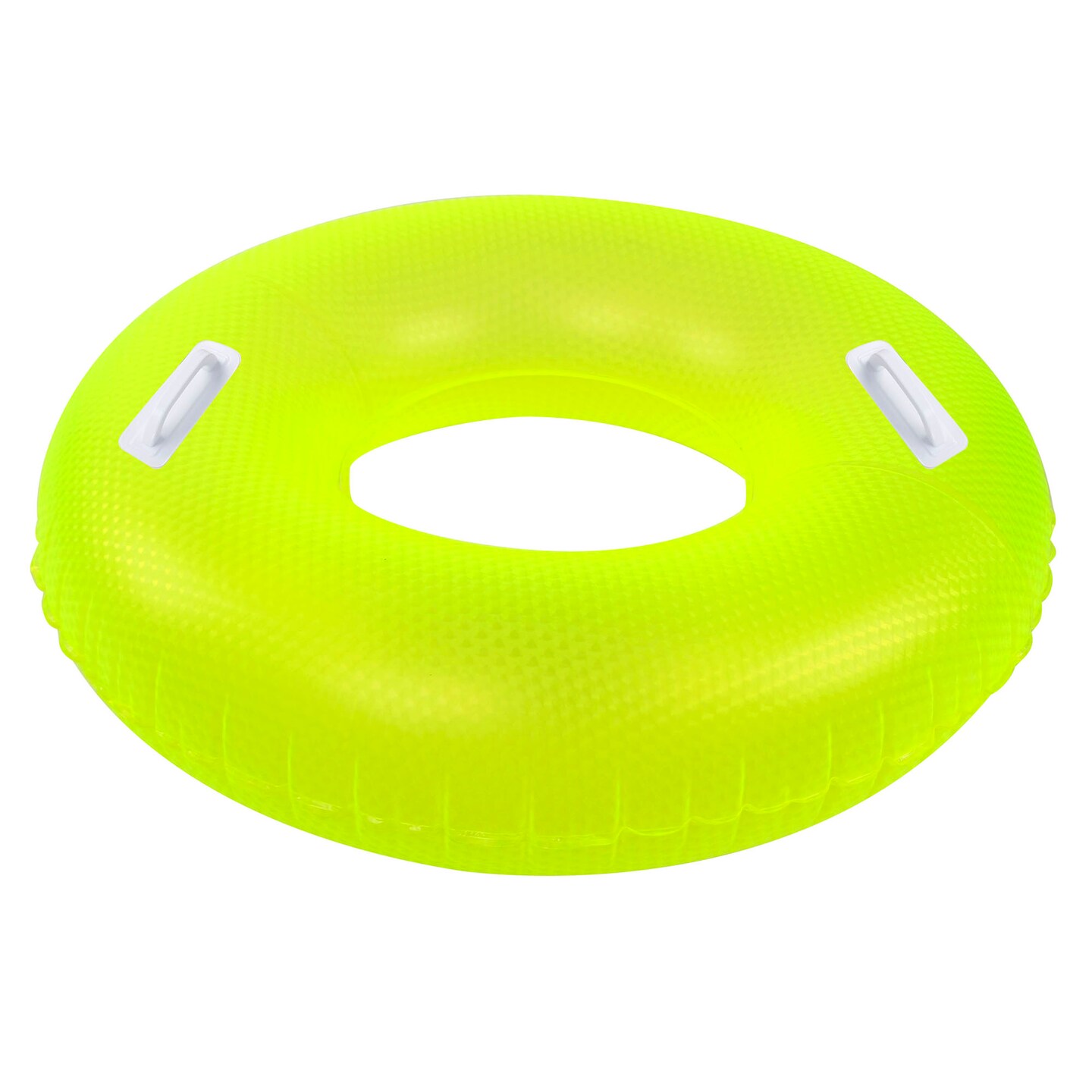 Northlight 42" Yellow Sparkle Inflatable Swimming Pool Tube Ring Float ...