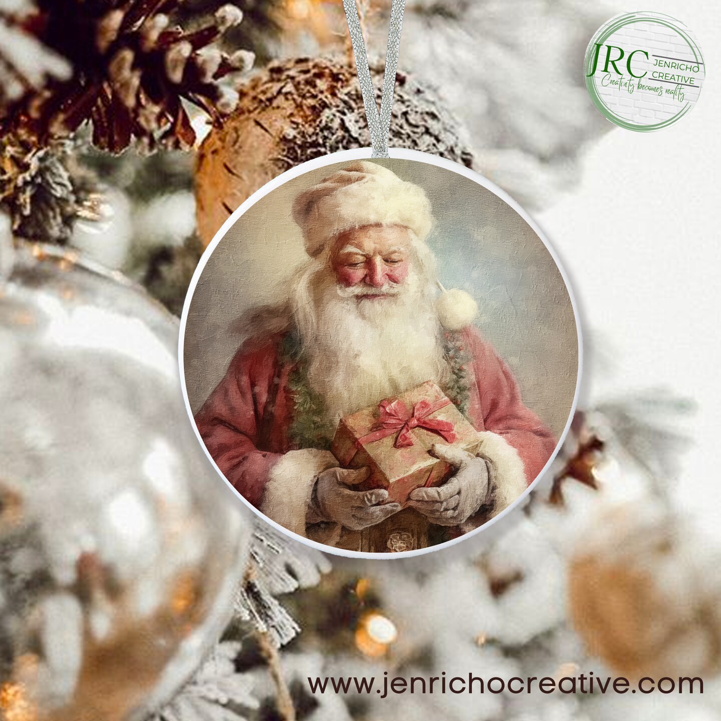 Vintage Santa Ceramic Christmas Ornaments | MakerPlace by Michaels