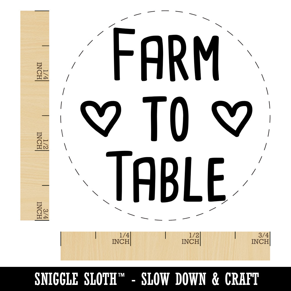 Farm to Table Hearts Chicken Egg Rubber Stamp | Michaels