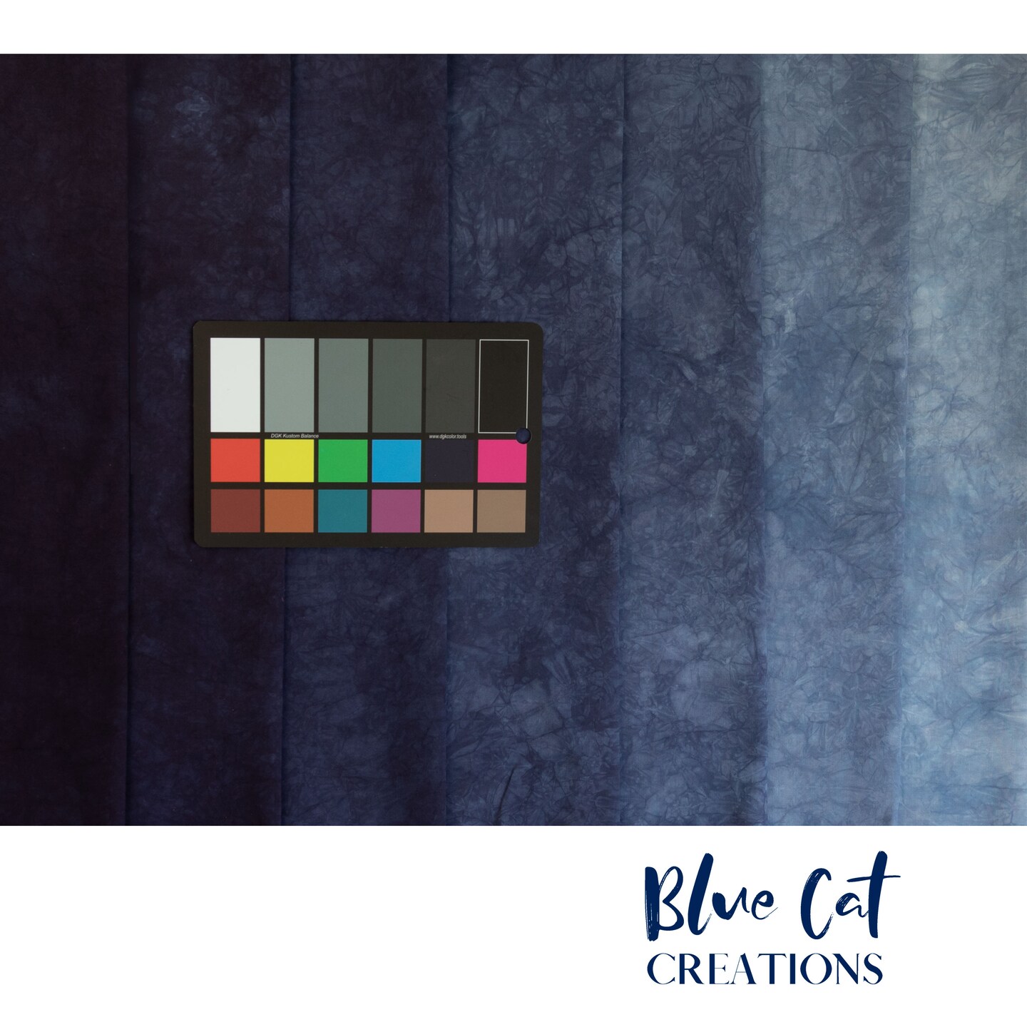 Hand dyed Twilight Blue Fabric Gradient Bundle, Premium Kona Cotton ...