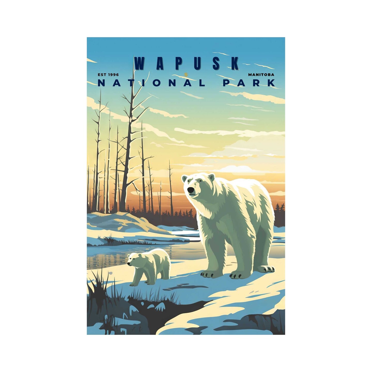 Wapusk National Park Poster, Travel Print, Office Poster, Home Decor ...