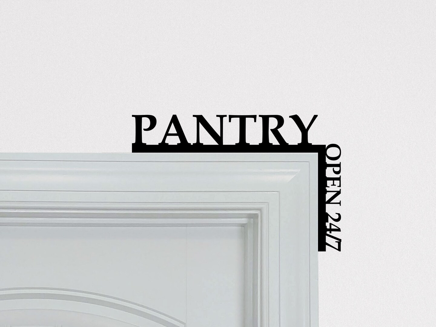 Pantry Door Topper - Over the Door Sign for Kitchen Pantry | MakerPlace ...