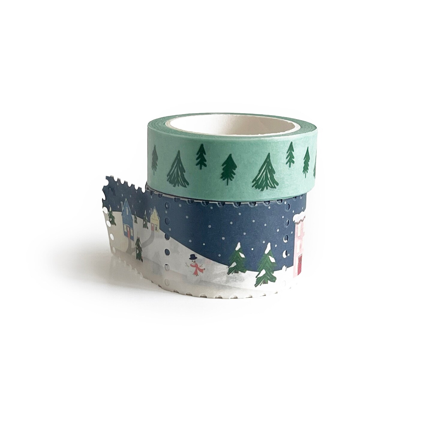 christmas village holiday washi tape (set of 2) | funday goods | Michaels