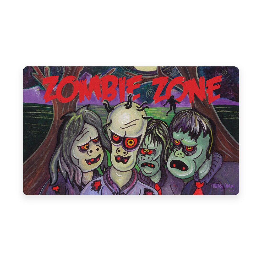 Zombie Zone Door Mat (18 x 30") | Michaels