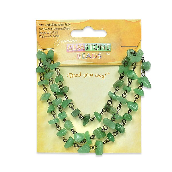 6 Packs of New Jade Chain with Chips - 18" Strand | Michaels