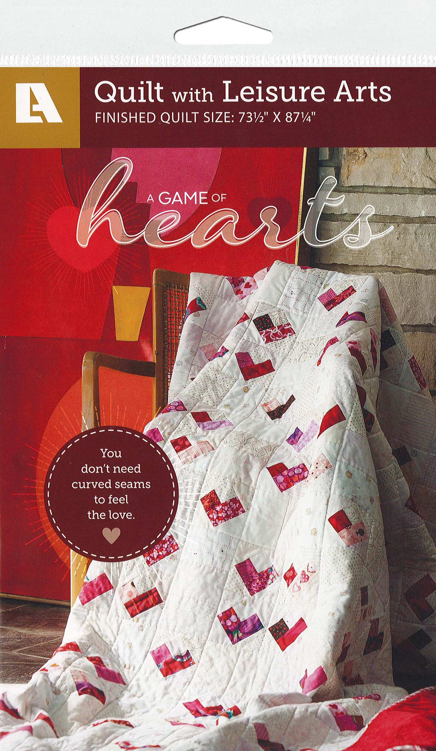 Leisure Arts A Game Of Hearts Quilting Pattern | Michaels