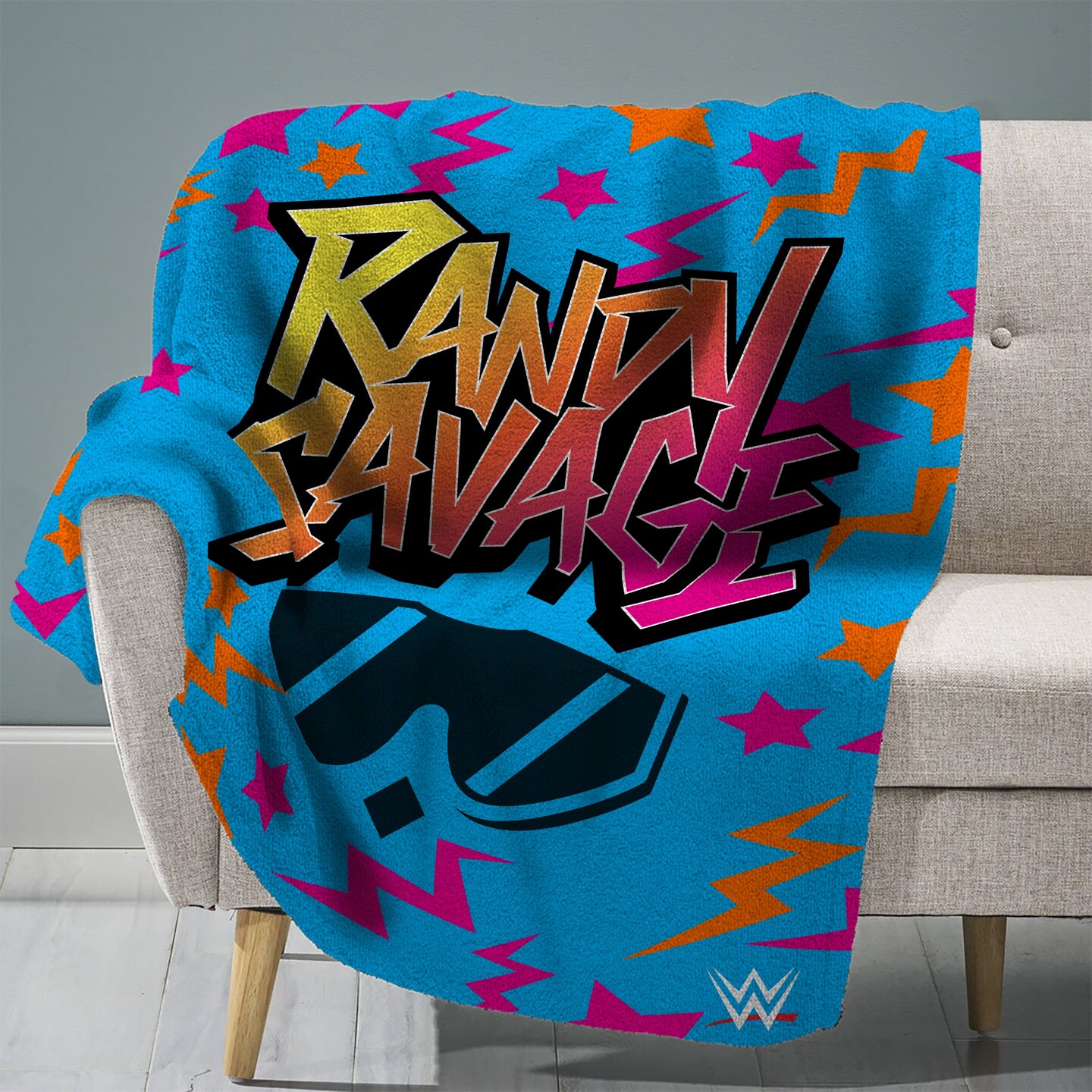Sleep Squad WWE Randy Savage 60” x 80” Raschel Plush Blanket | Michaels