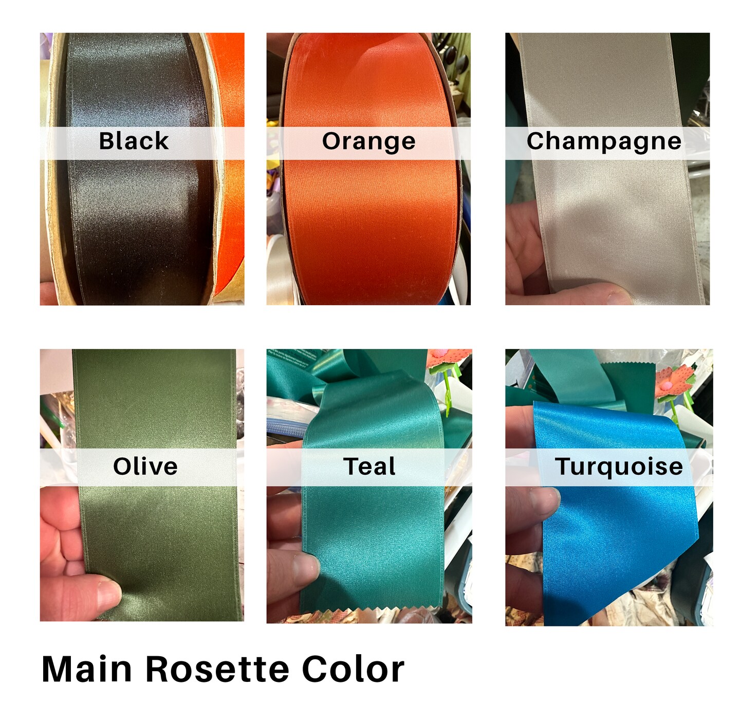 Kit for "Basic Rosette Making Class" (Ribbons and Button Kit ...