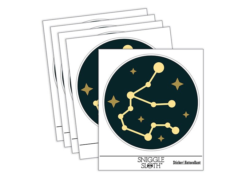Aquarius Zodiac Star Constellations Waterproof Vinyl Phone Tablet ...