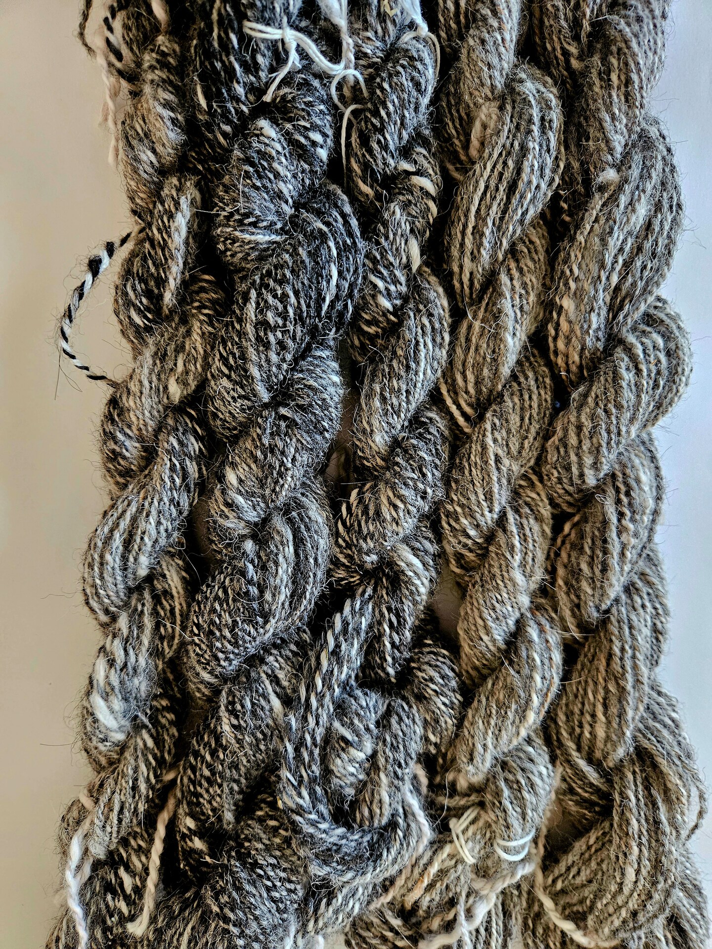 Black Angora Alpaca Blend Handspun Yarn | MakerPlace by Michaels