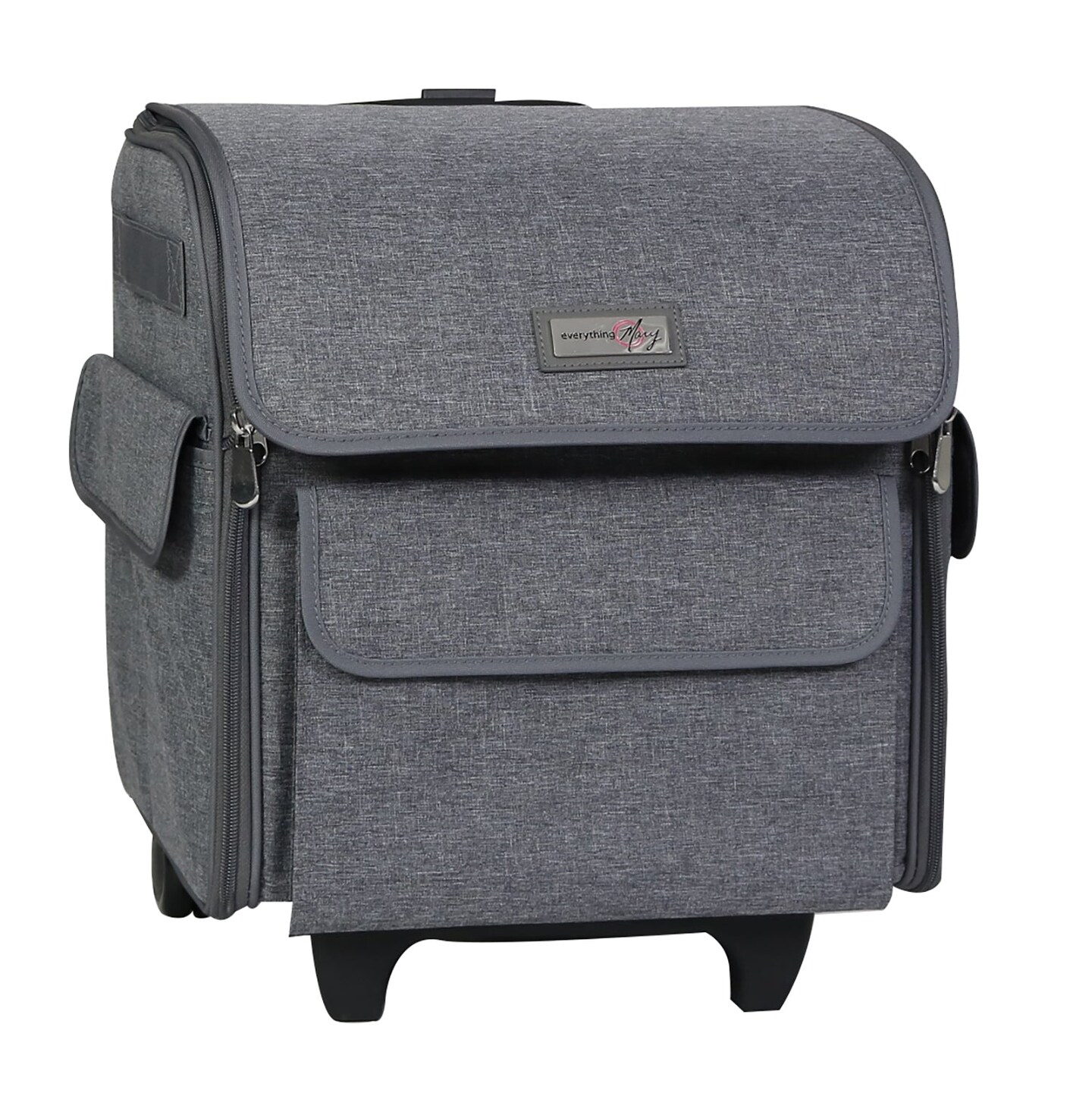 Collapsible Rolling Serger Machine Case, Heather | Michaels