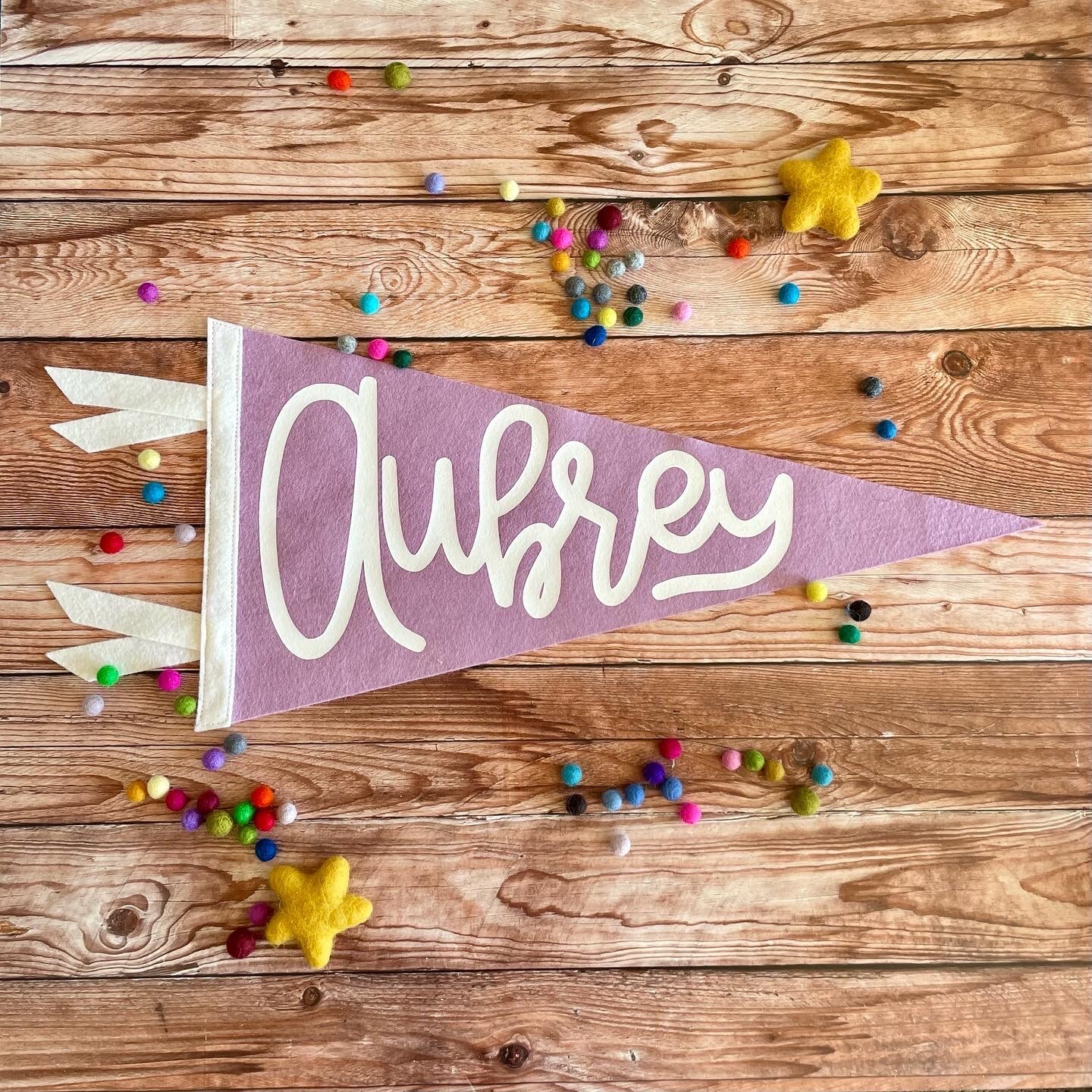 BABY NAME PENNANT | Custom New Baby Announcement | Baby Shower Gift ...