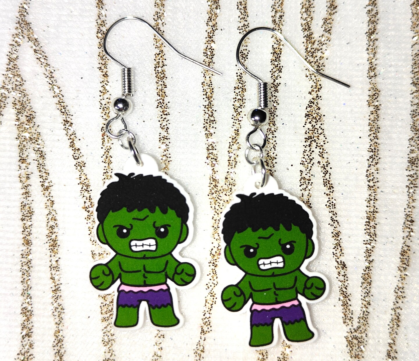 Hulk Fan Art Earrings | MakerPlace by Michaels