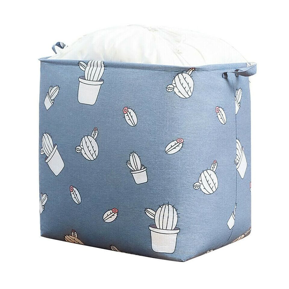 Rectangular Laundry Basket Handle Drawstring Storage Bin | Michaels