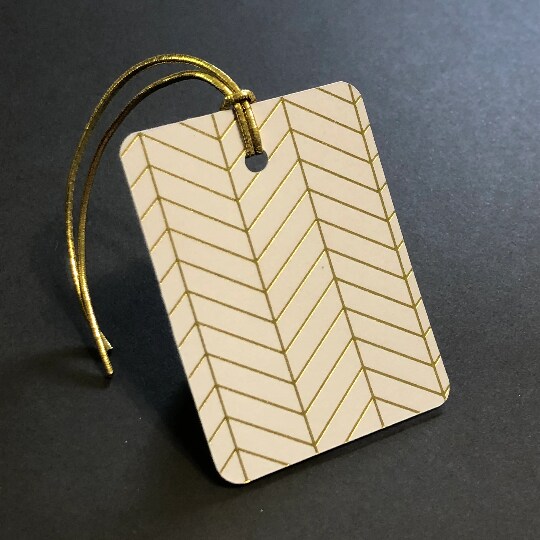 Gold Geometric Gift Tags | MakerPlace by Michaels