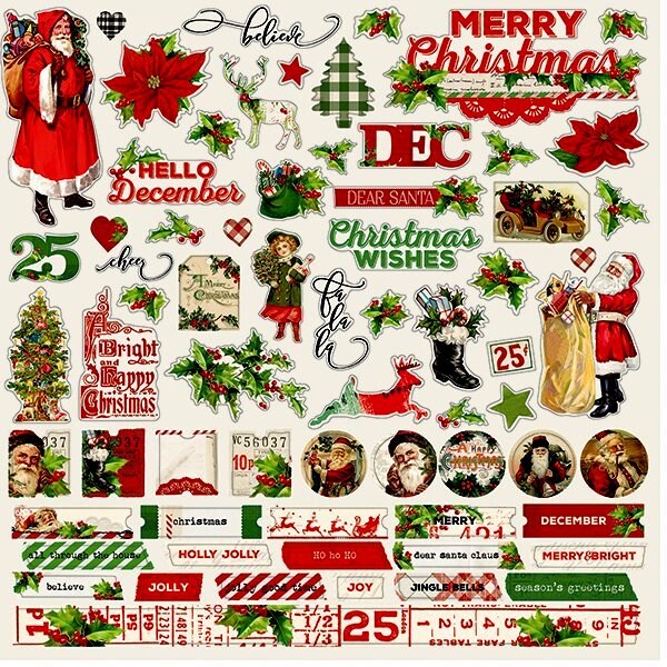 Simple Stories Simple Vintage Christmas 12 x 12 Combo Cardstock ...