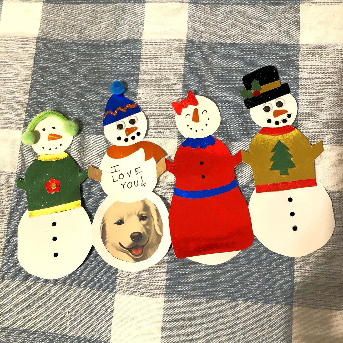 VIDEO: Paper Doll Snowman Chain | paper | Michaels