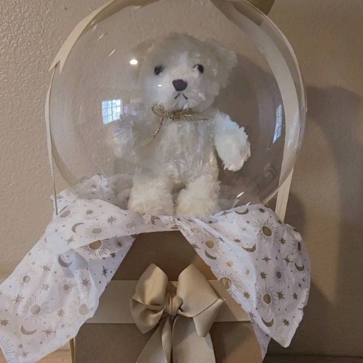 Teddy Bear Bobo Balloon - Baby Reveal Balloon | MakerPlace by Michaels