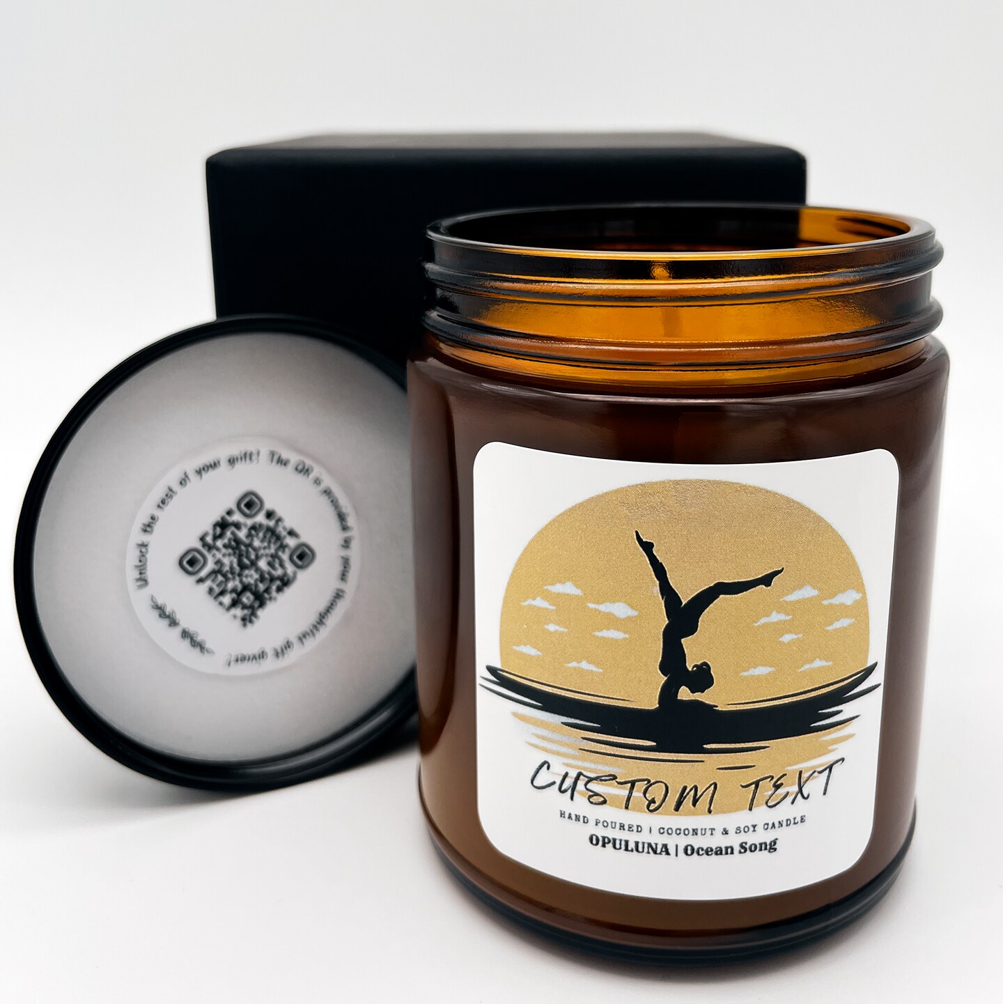 PERSONALIZED Multisensory Yoga and Meditation Candle With Custom ...
