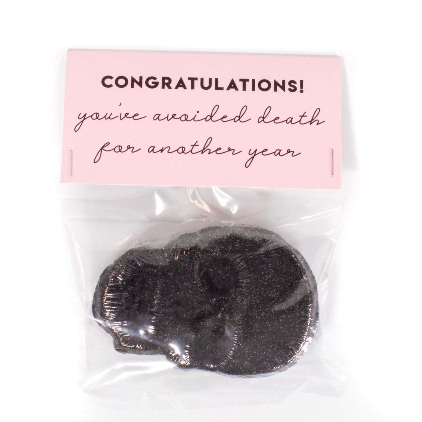 Congratulations! You've Avoided Death For Another Year Skull Bath Bomb ...