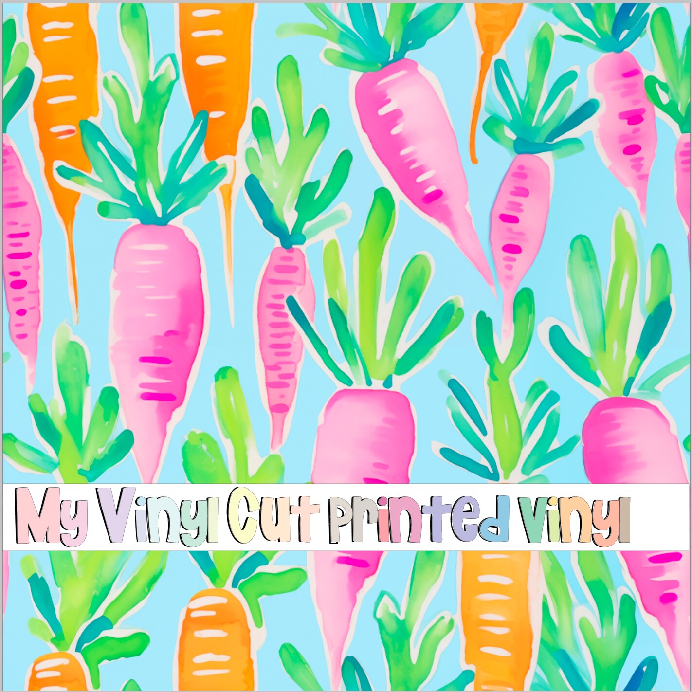 12 x 12 inch Sheet of Printed Vinyl or HTV in the K80-21 Pattern ...