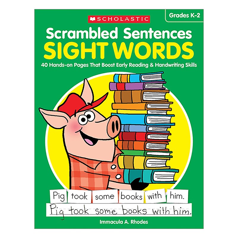 Scrambled Sentences: Sight Words Activity Book | Michaels