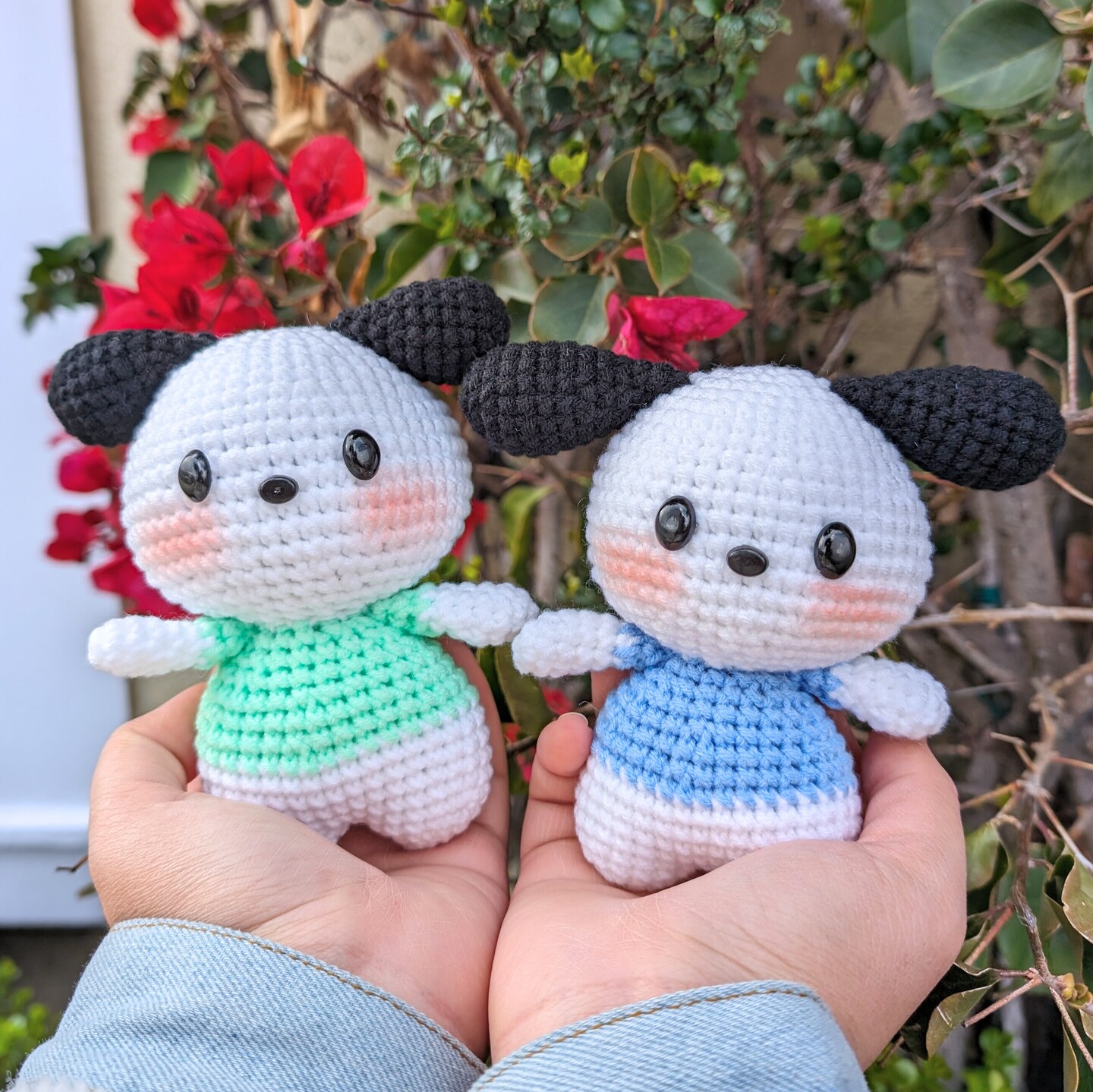 Pochaccoo Crocheted Plush, Little Rabbit, Small Size, Stuffed Animal ...