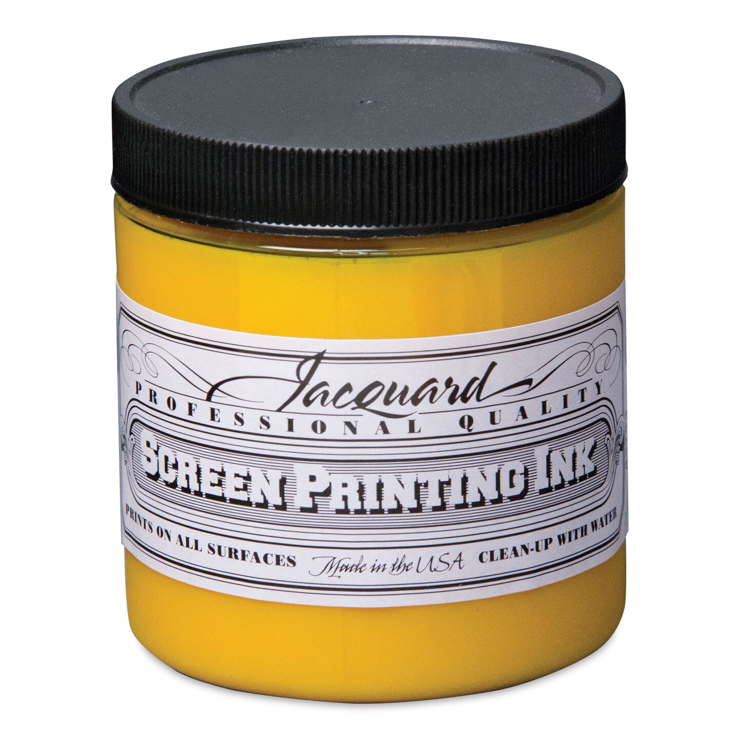 Jacquard Screen Printing Ink - Yellow, 8 oz, Color: Yellow, Count: 1 ...