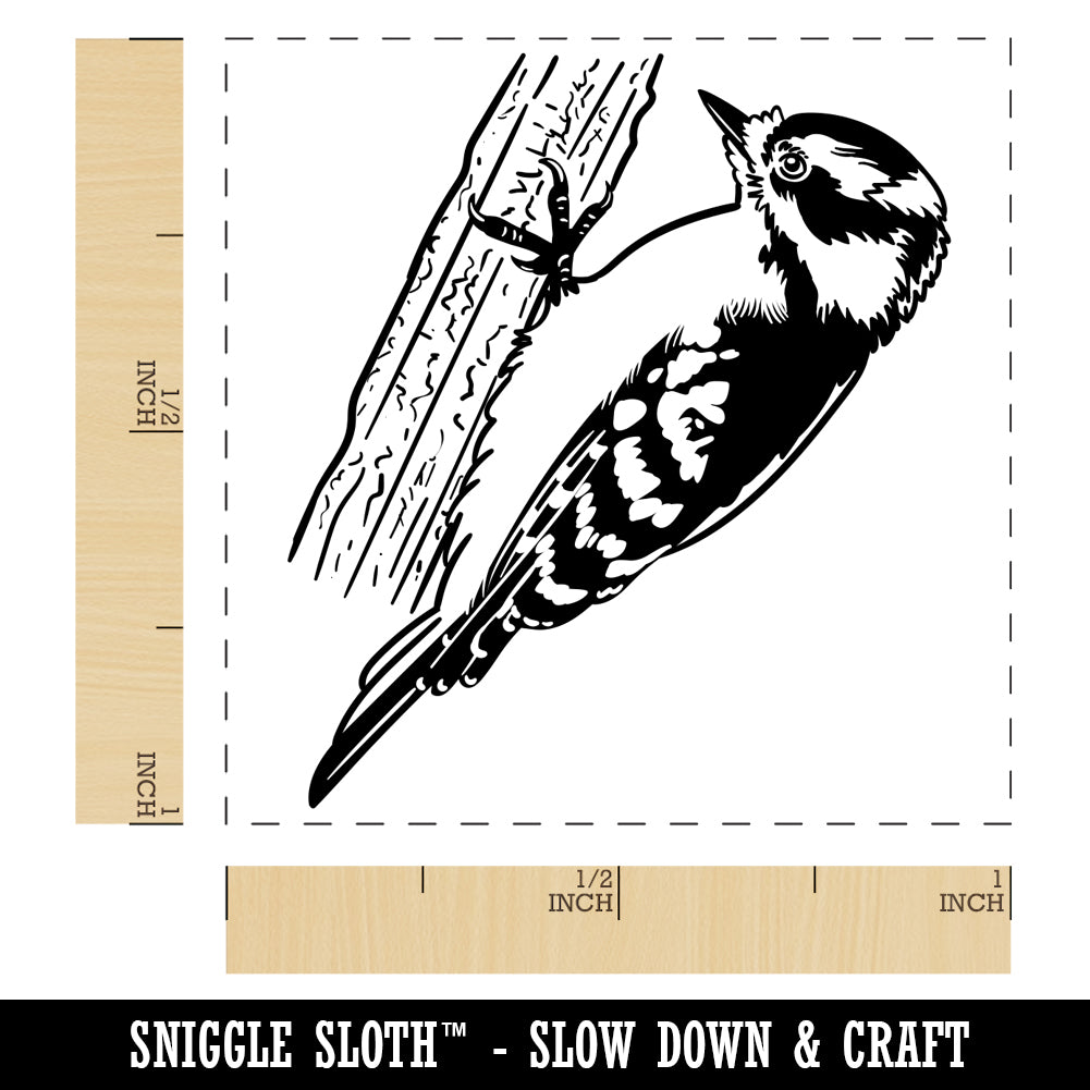 Sweet Downy Woodpecker Bird Self-Inking Rubber Stamp Ink Stamper | Michaels