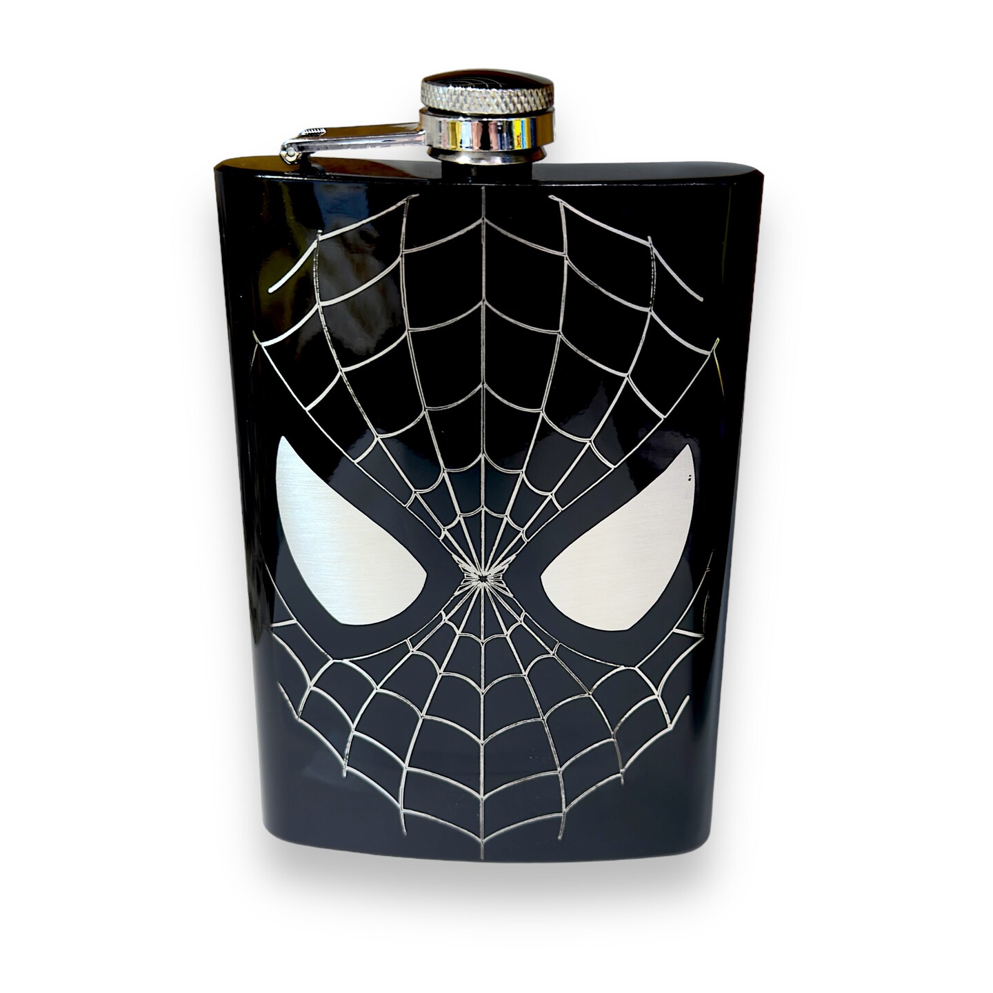 8oz BLACK I Can Do What a Spider Can Flask | Michaels