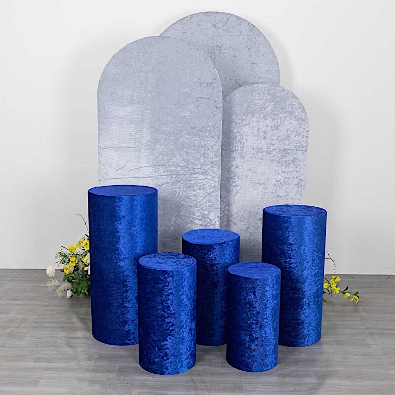 5 Cylinder Pedestal Crushed Velvet Display STAND COVERS | Michaels