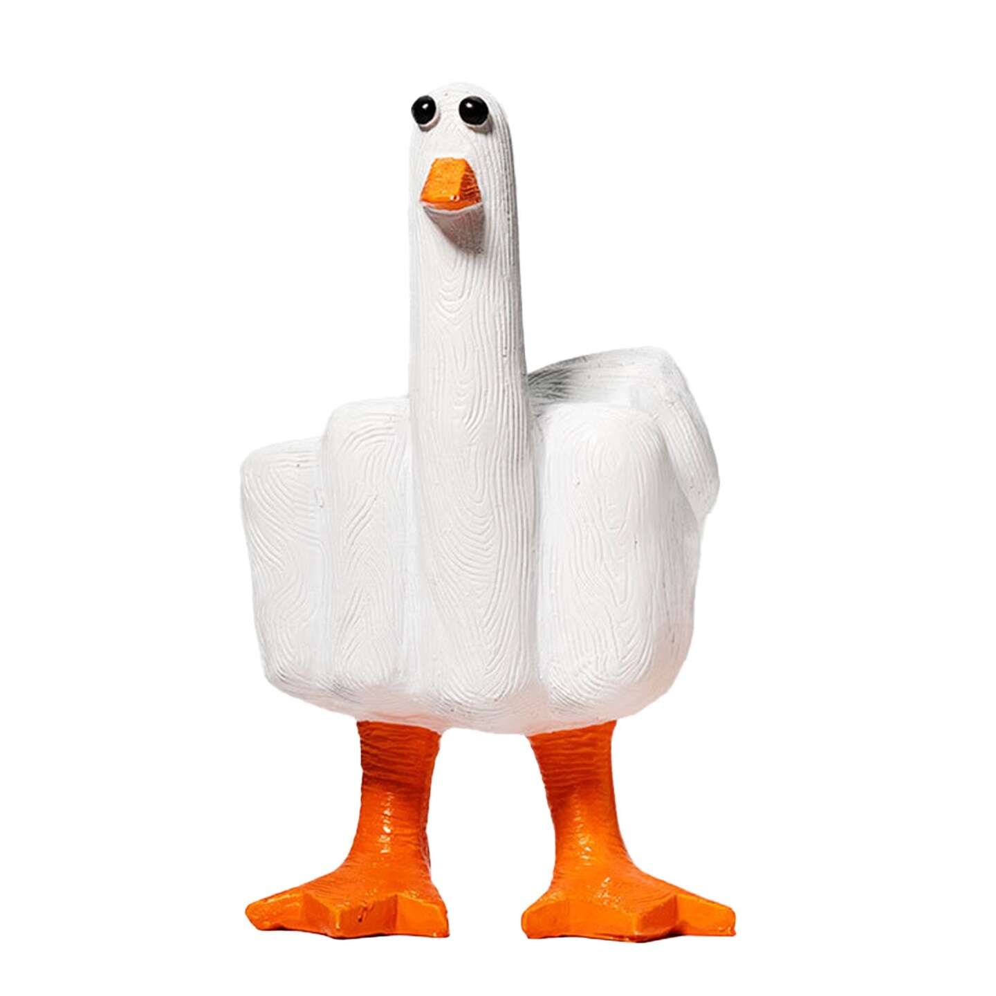 Middle Finger Duck Figurines Home Decor Funny Duck You Figurine Art ...