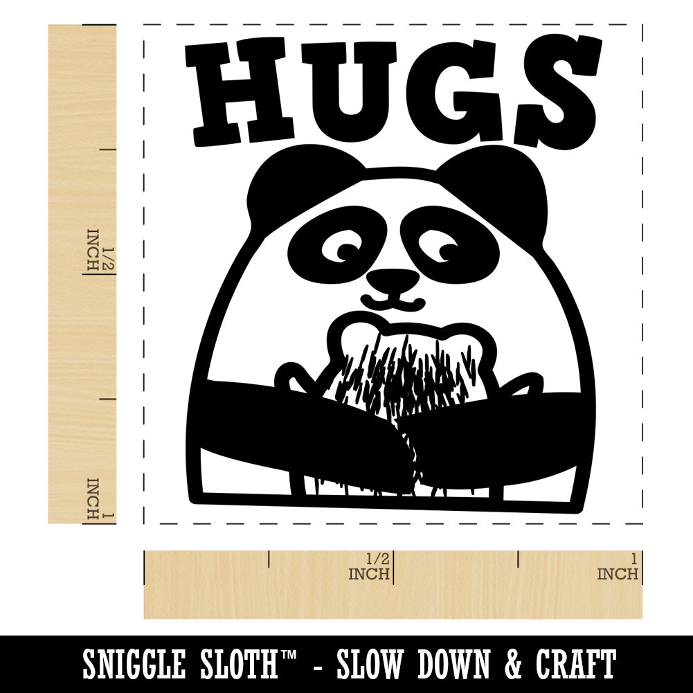 Hugs Panda Parent Child Self-Inking Rubber Stamp Ink Stamper | Michaels